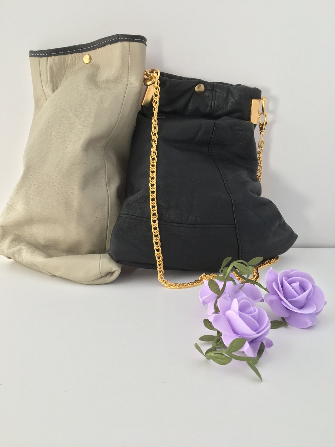 Recycle Small Leather Bags - Etsy