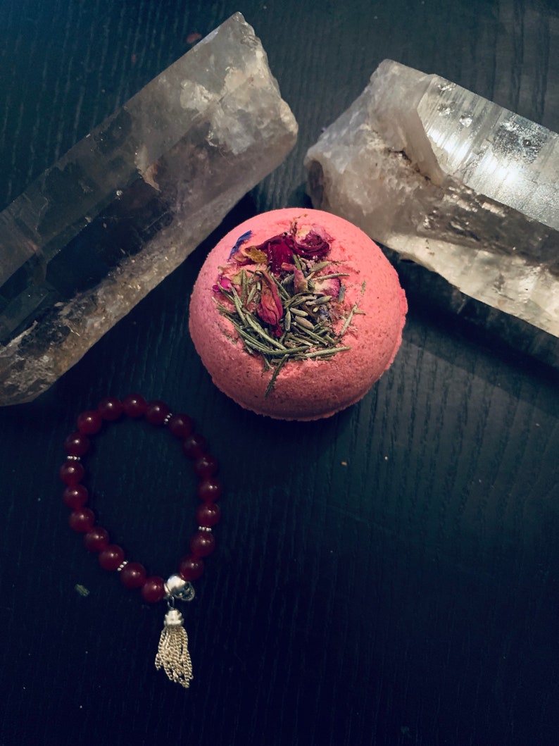 Hand made crazy Love spell bomb rose rosemary & lavender | Etsy