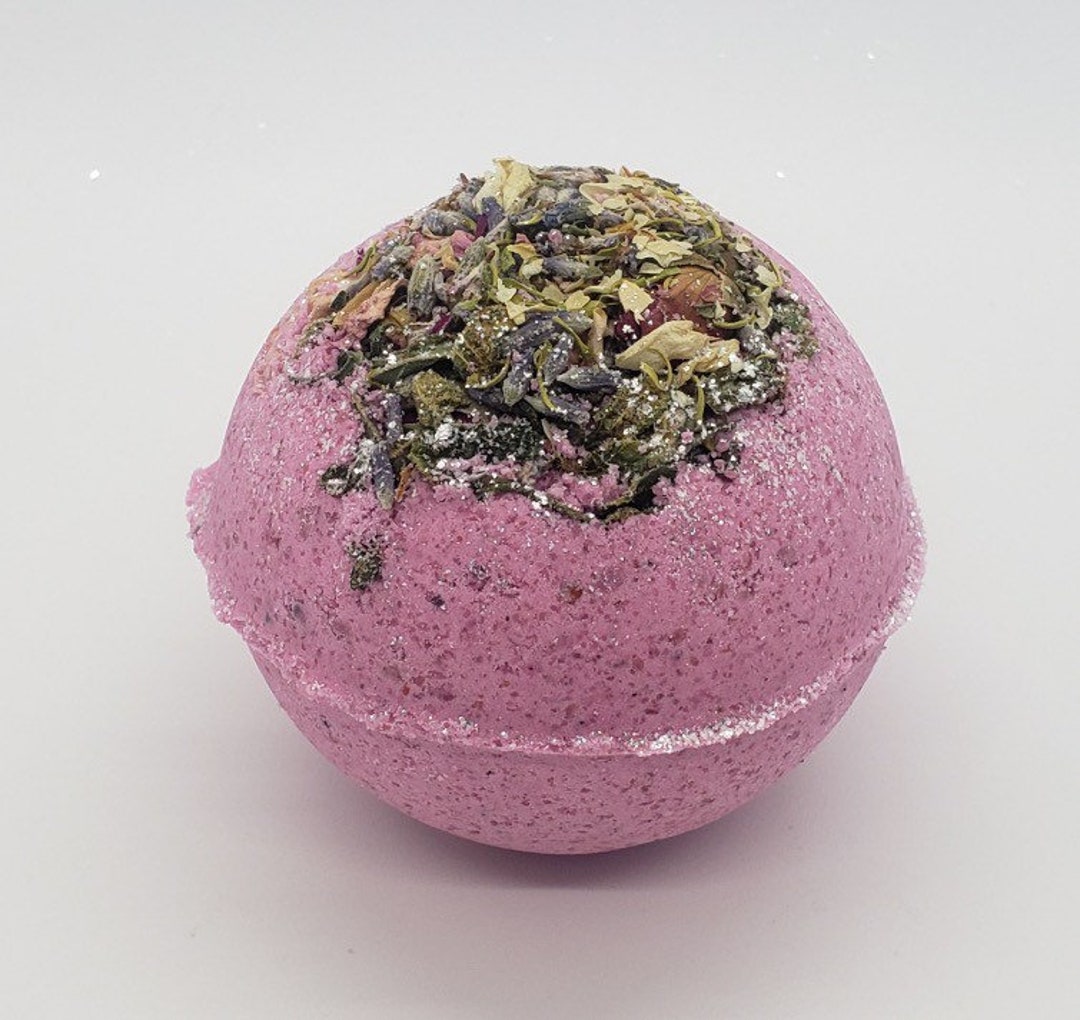 Hand Made Crazy Love Spell Bomb , Rose Rosemary & Lavender Bathbomb ...