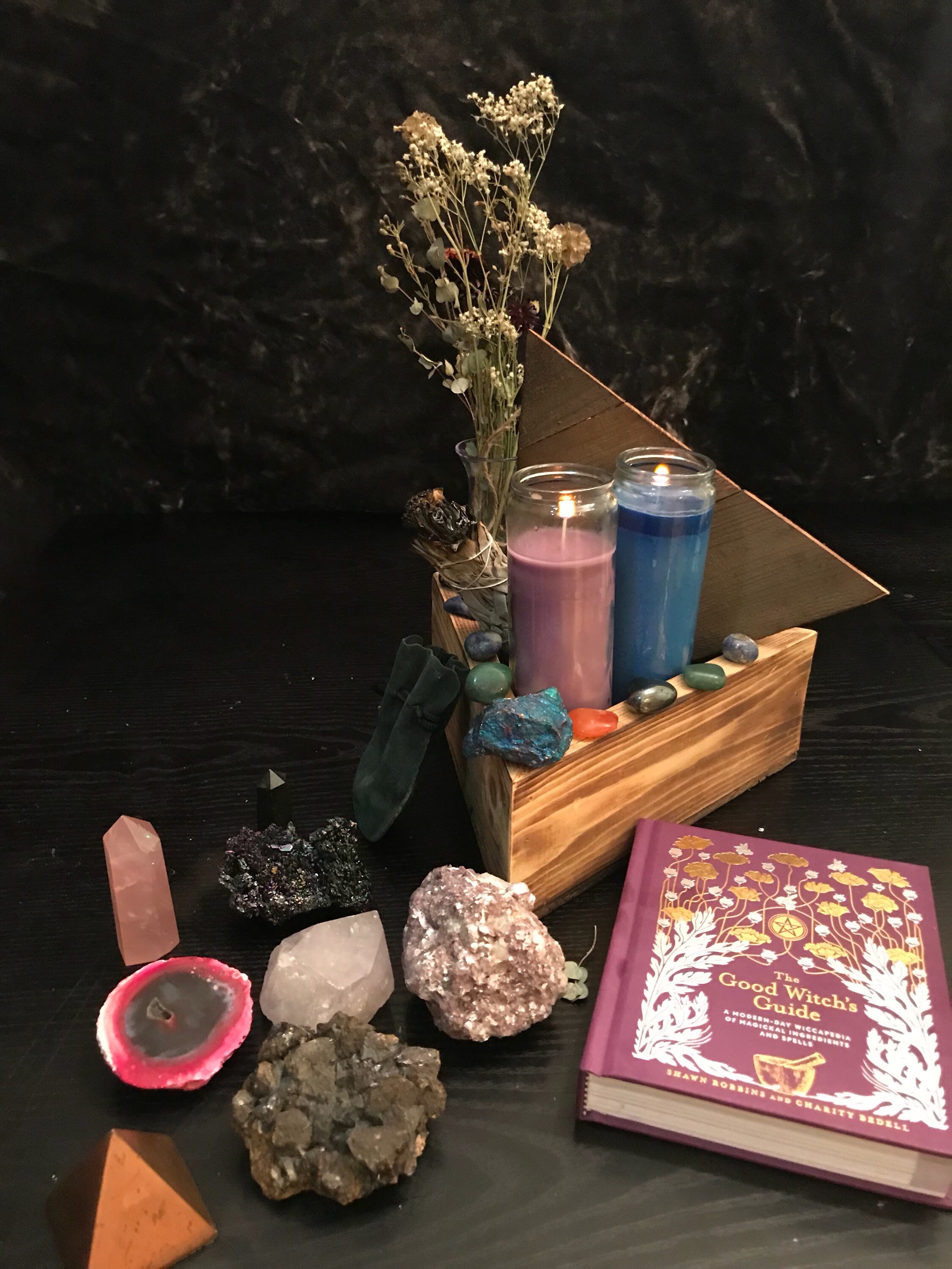 Handmade TRIANGLE ALTER BOX / Pine Wood Alter Box / Stash Box/ - Etsy ...