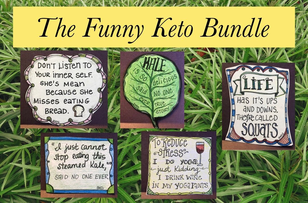 Funny Keto Diet Gift 5 (five) Magnet Bundle Pack Magnets Keto Diet ...