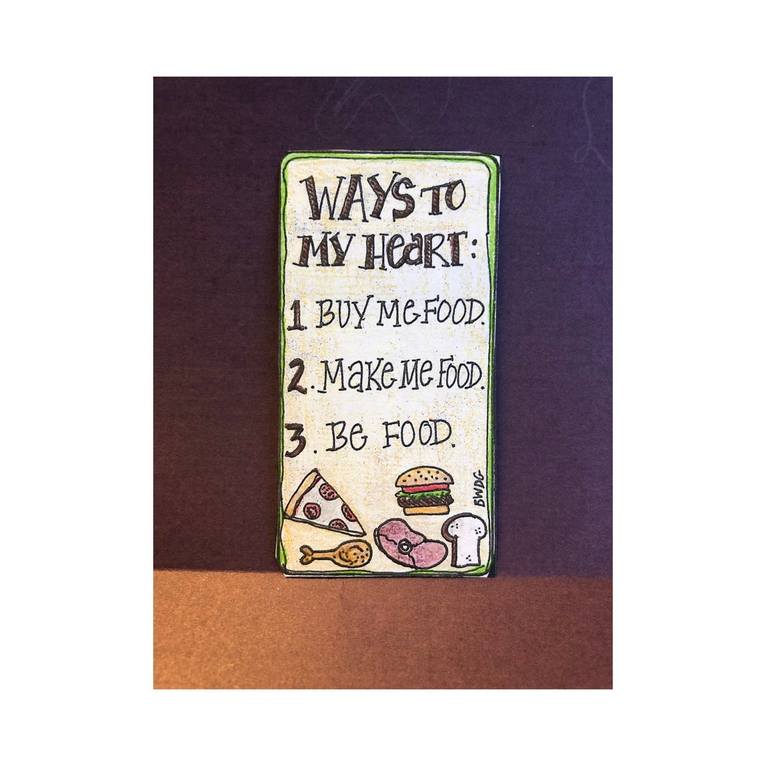 Food Lovers Magnet, Funny Fridge Magnet- Dessert Cake Tacos Steak Pizza ...