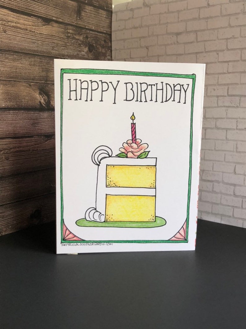 Colorful Happy Birthday Card We Hand Write Your Message - Etsy