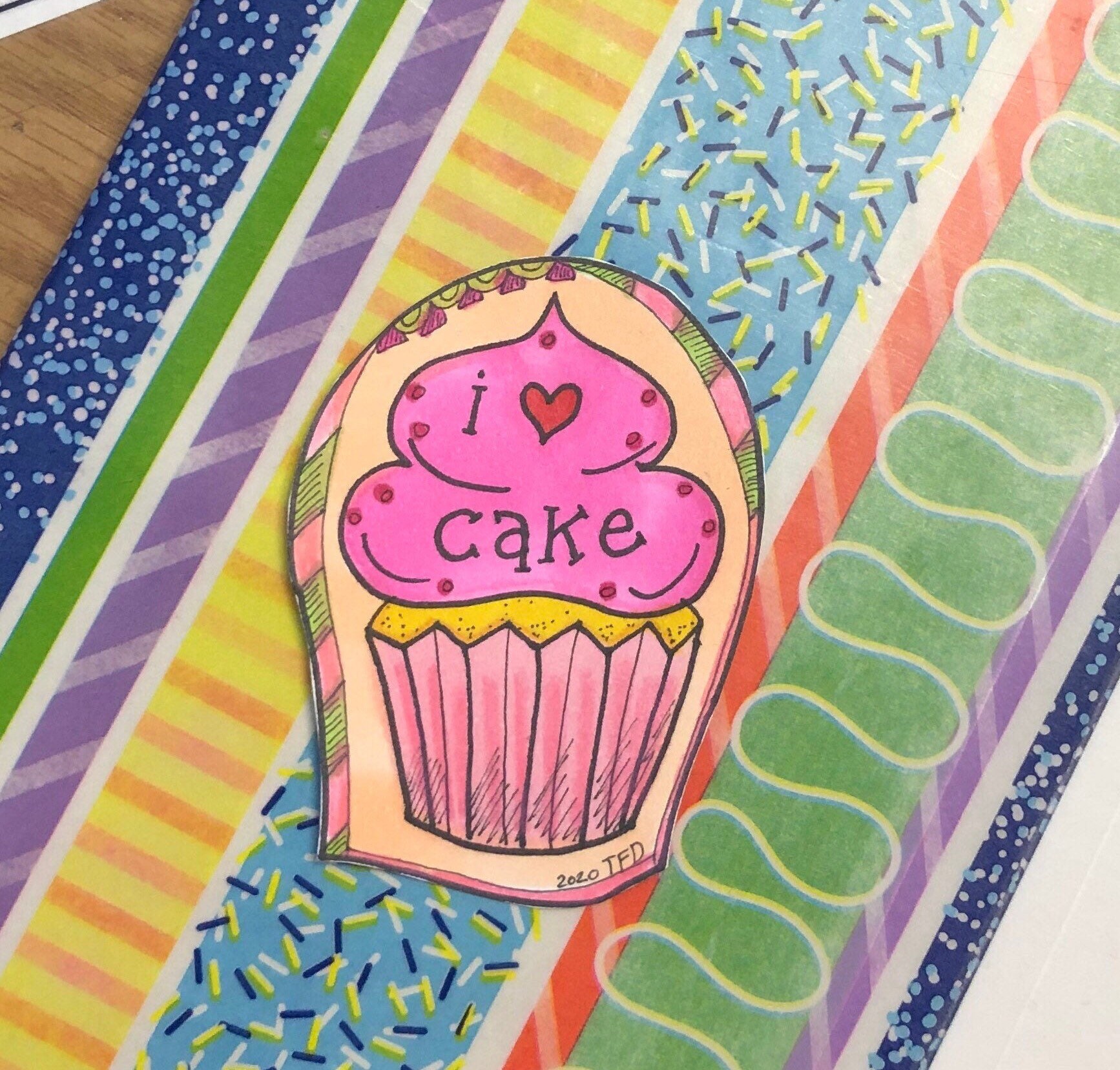 Cake lovers magnet funny Fridge Magnet dessert cake theme | Etsy