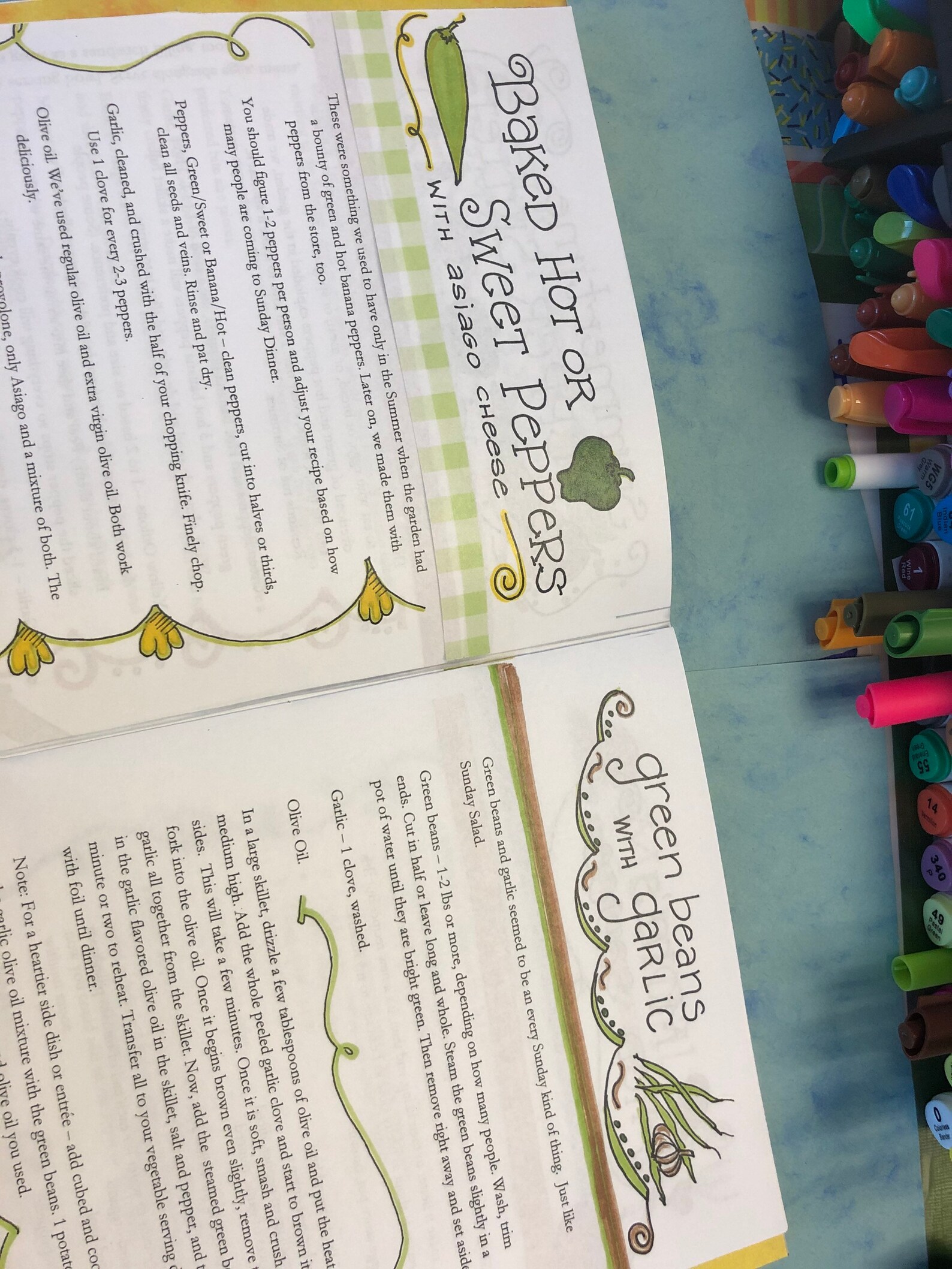 Sunday Dinner Italian Family Recipe Book 14 Full Color Pages | Etsy