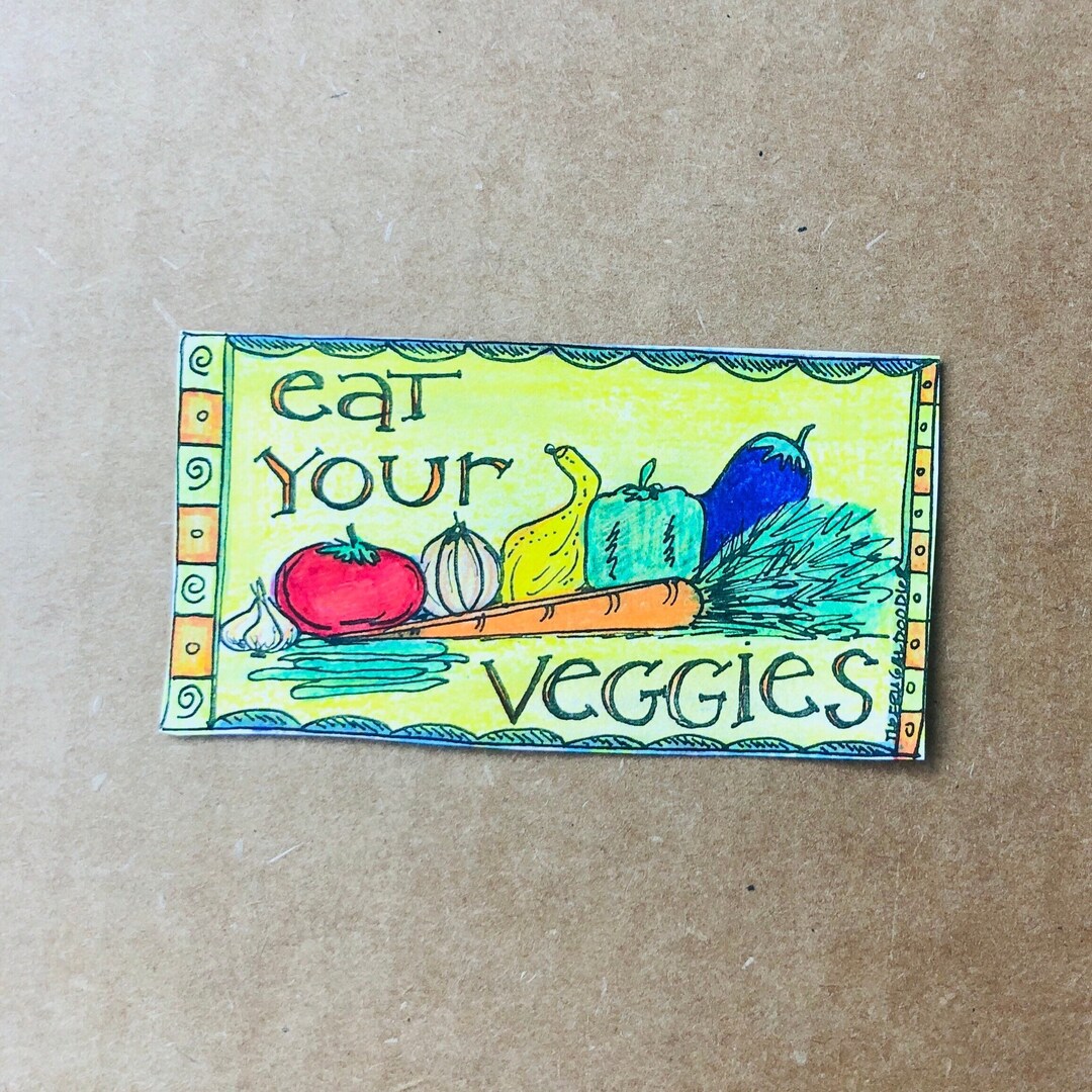 Vegan Vegetable Magnet, Food Theme Refrigerator Magnets Perfect for ...
