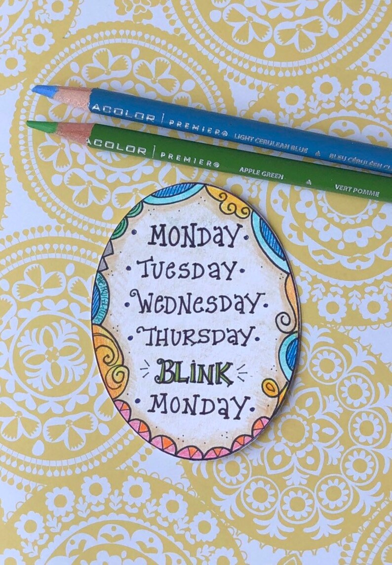 Funny Weekend Days of the Week Life Theme Magnet Fridge - Etsy
