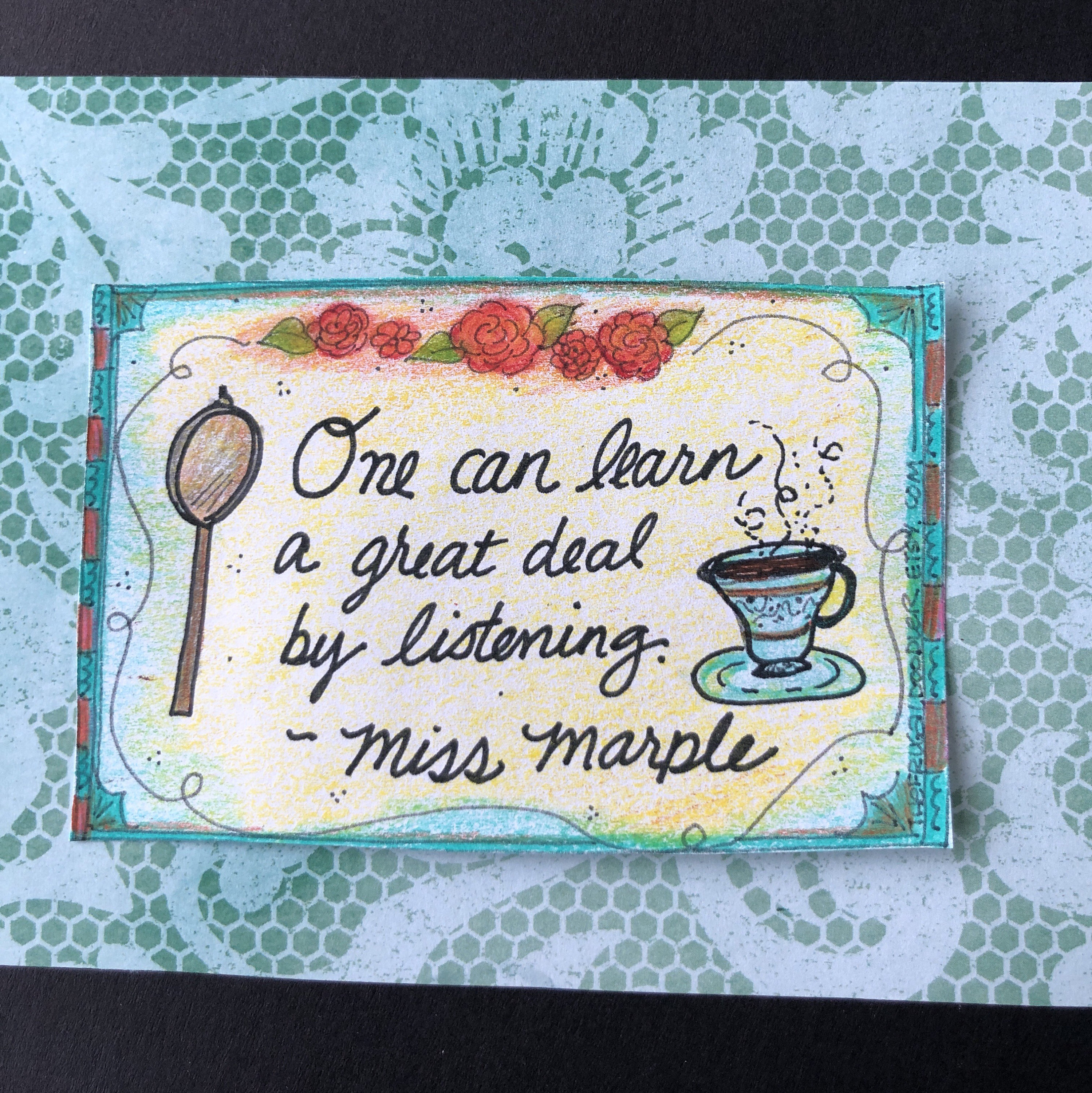 Miss Marple Catchphrase