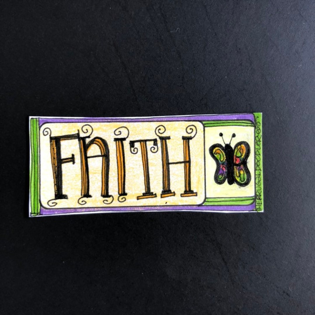 Motivational Faith Magnet – Hand-doodled Fridge Decor - Etsy
