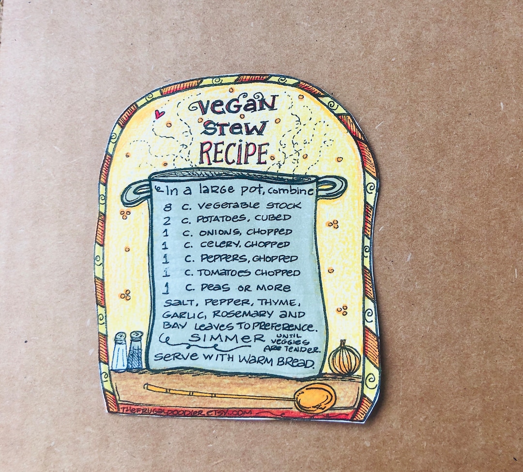 Vegan Vegetable Magnet, Food Theme Refrigerator Magnets - Perfect for ...