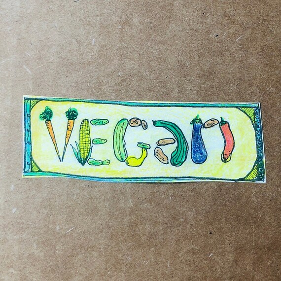 Vegan Vegetable Magnet Food Theme Refrigerator Magnets - Etsy
