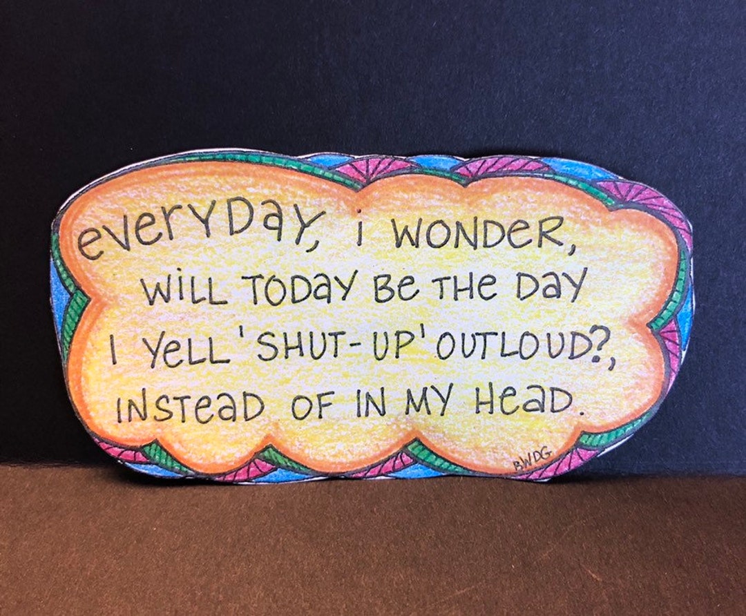 Funny Office Work School Magnet Locker or Fridge Magnet- Strong ...