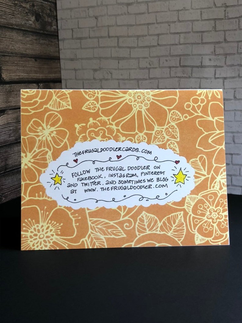 Cute Just Because Card and Inspiring Magnet We Hand Write - Etsy UK