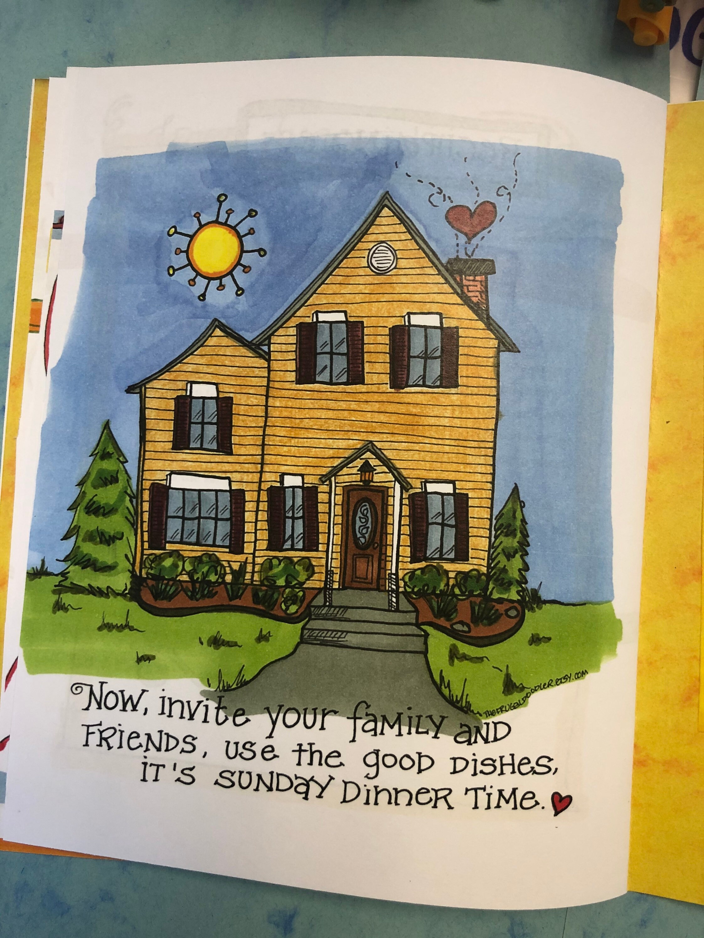 Sunday Dinner Italian Family Recipe Book 14 Full Color Pages - Etsy