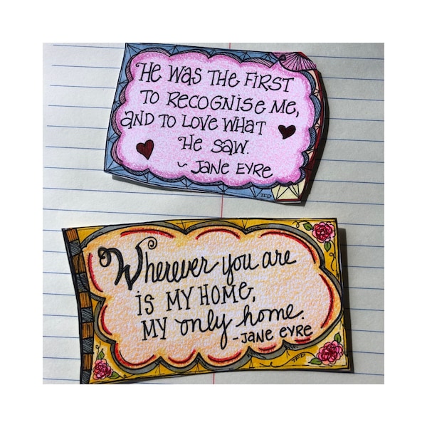 Jane Eyre Quote - Etsy