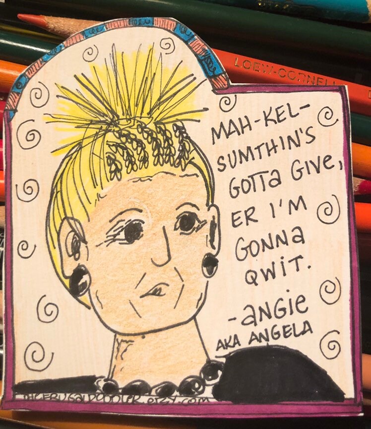 Funny 5 five Angela Magnet Bundle Pack Theme Magnet Fridge - Etsy