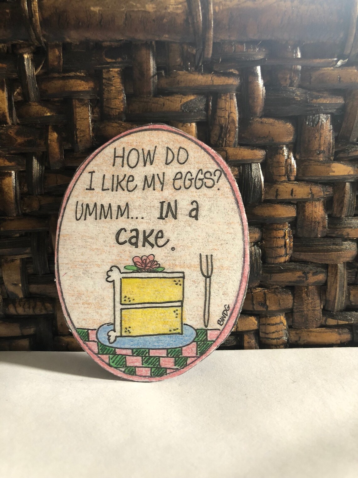 Cake Lovers Magnet Funny Fridge Magnet Dessert Cake Theme - Etsy