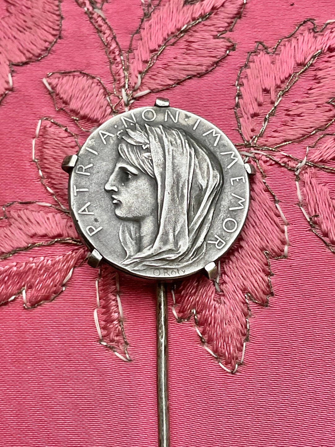 Rare Our Lady of Victory Antique Silver Stickpin / Virgin Mary - Etsy