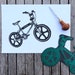 Original Handprinted Linocut Print Raleigh Burner Bike BMX BMX Art ...