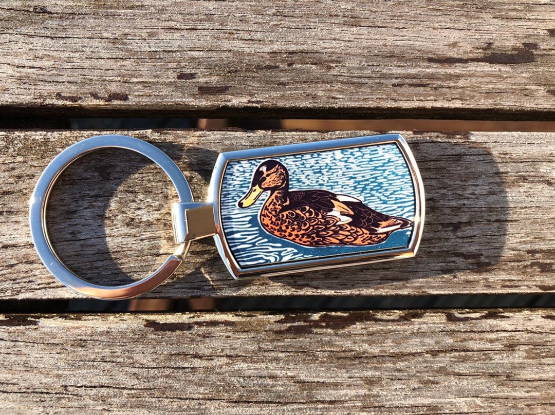 Duck Keyring/keychain/art Keyring - Etsy