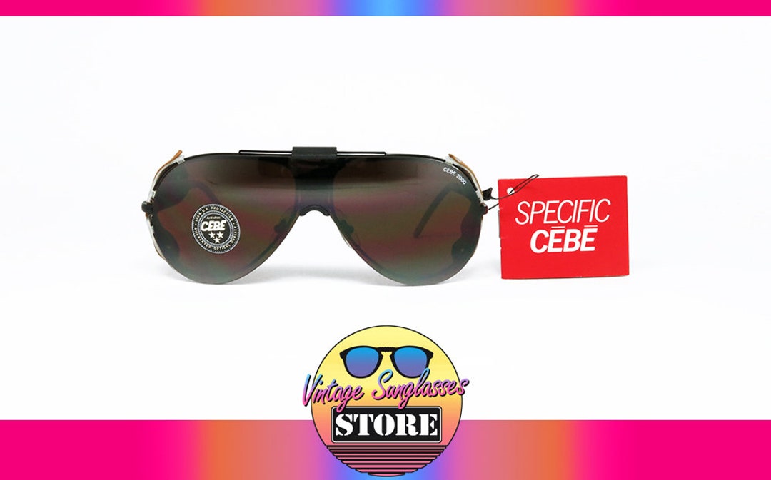 CEBE 396 SD 03 GLACIER 2000 & Clip-on Vintage Frame Made in France 1983 ...