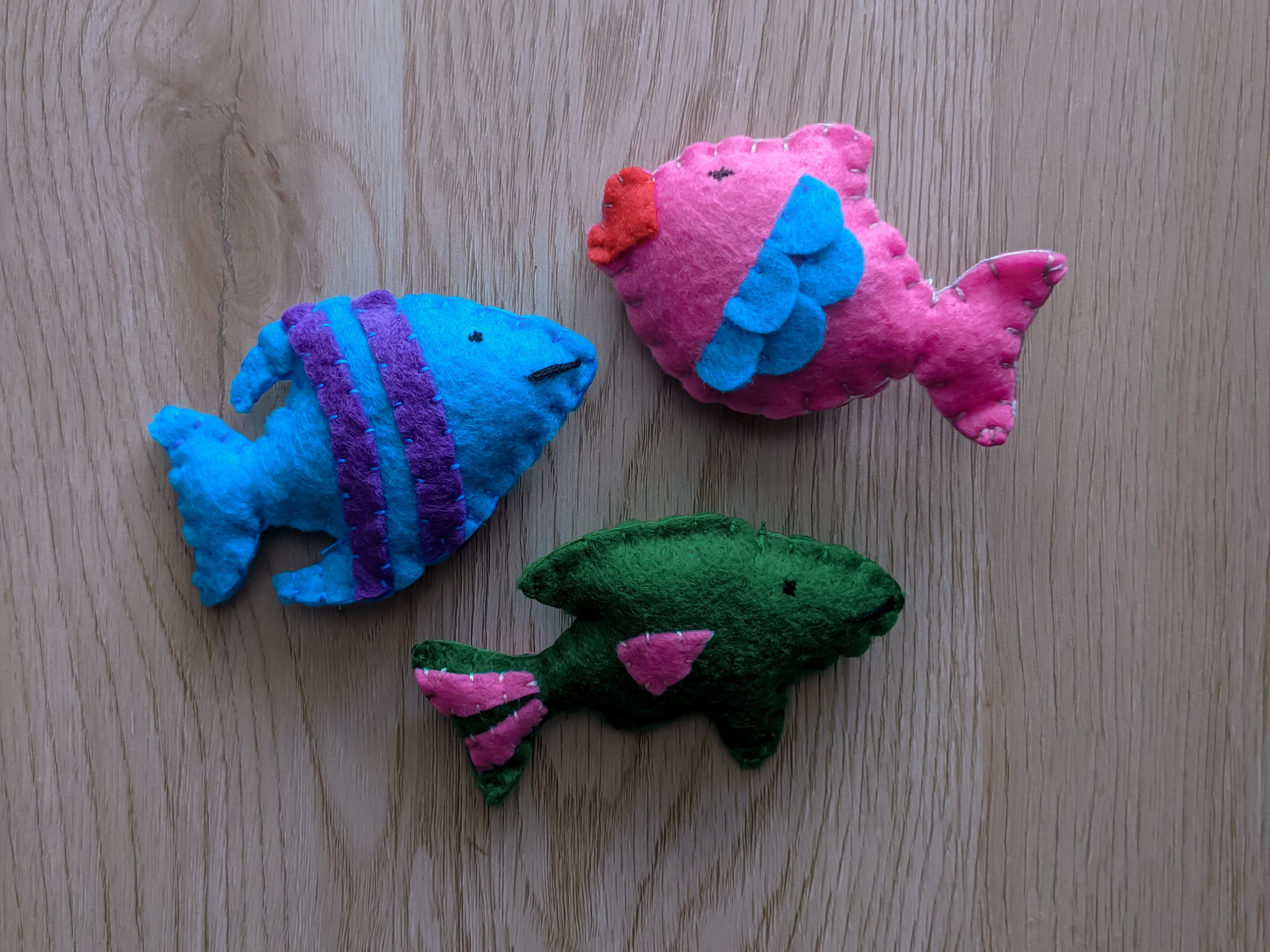 Fish Cat Toy Trio / Fishy Fish Felt Cat Toy Trio | Etsy