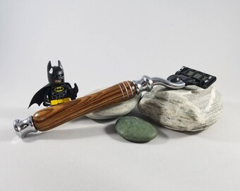 Wooden Razor in Sustainable Rosewood Hardwood for Gillette - Etsy