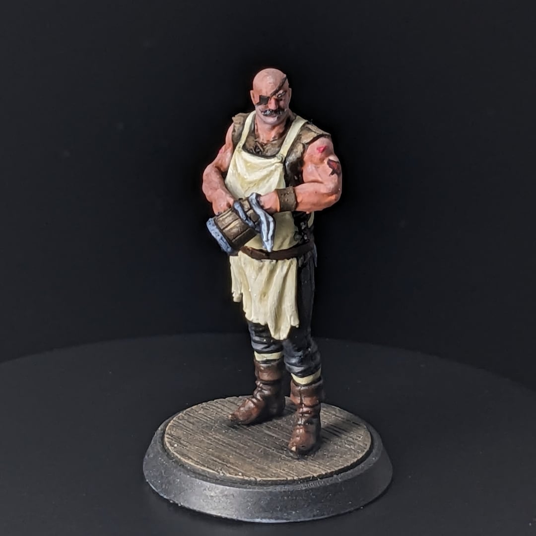 The Innkeeper, Pro Painted Miniature for Tabletop Dnd RPG Games 32mm - Etsy