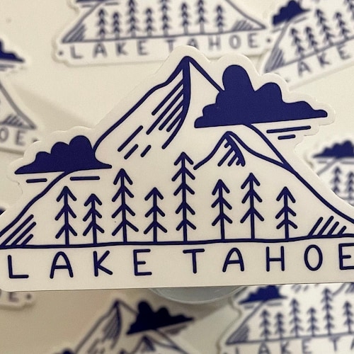 Lake Tahoe California Nevada Decal Sticker 3.75 X | Etsy