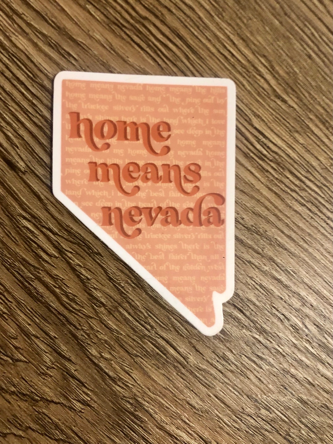 Home Means Nevada Sticker - Vinyl Die Cut Sticker - Nevada Pride ...
