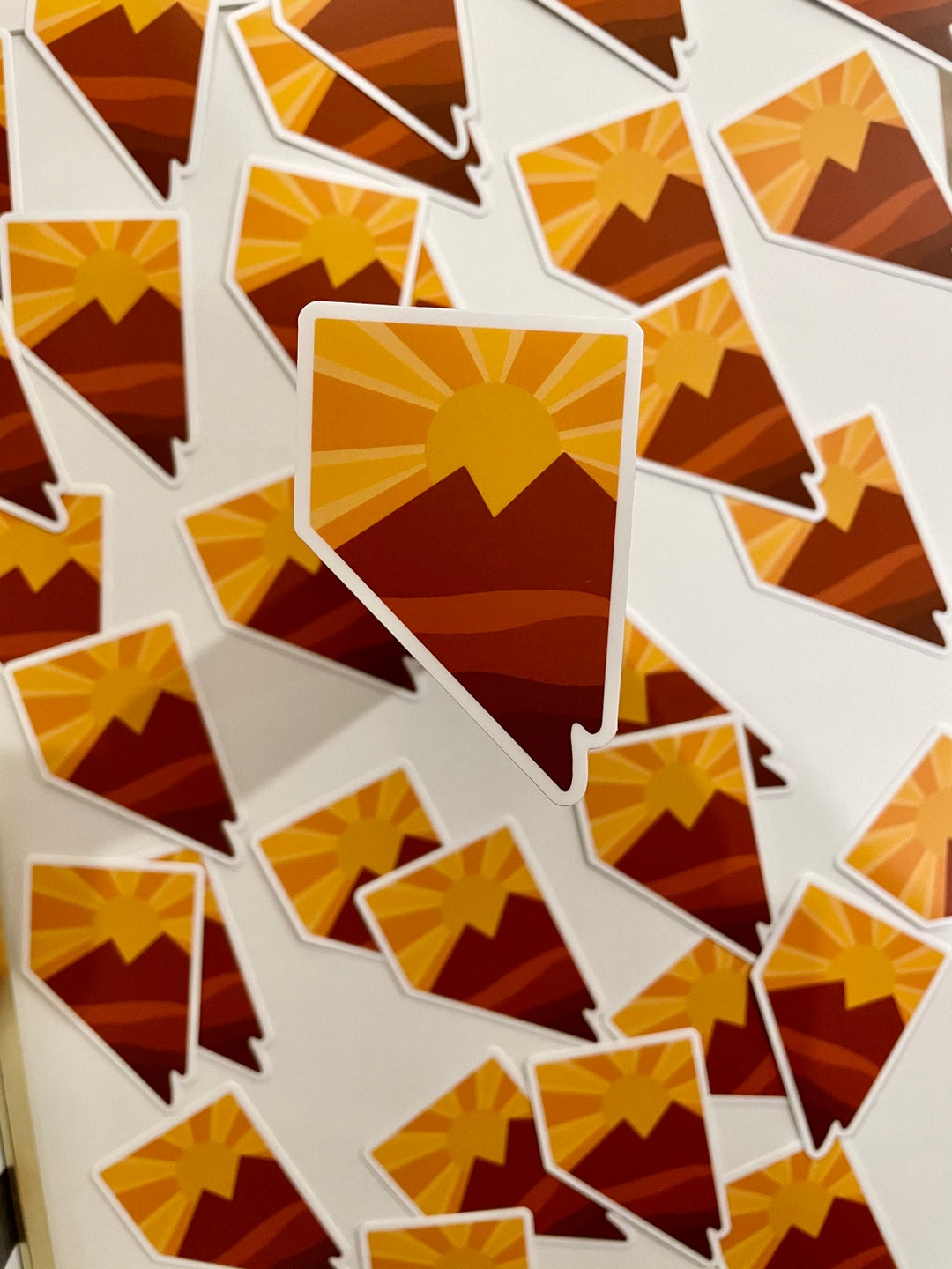 State of Nevada Sticker - Vinyl Die Cut Sticker - Nevada Sticker - Etsy