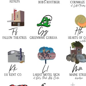 Fallon Nevada Alphabet Print - Fallonite - Fallon Nevada - Rural Nevada ...