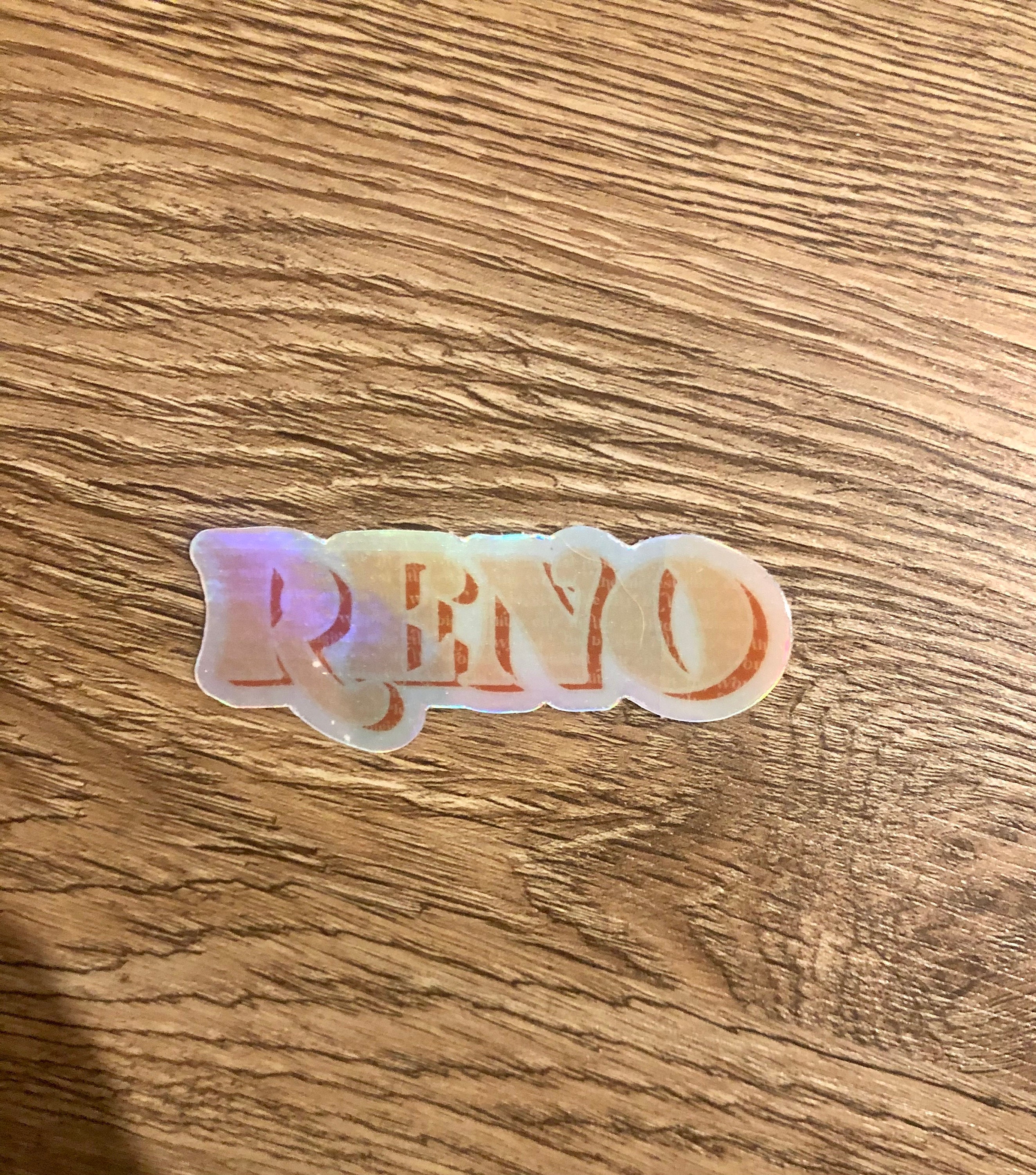 Reno Nevada Sticker Reno NV Nevada Sticker Holographic | Etsy