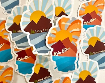 Lake Tahoe Outline Vinyl Decal Sticker - Etsy