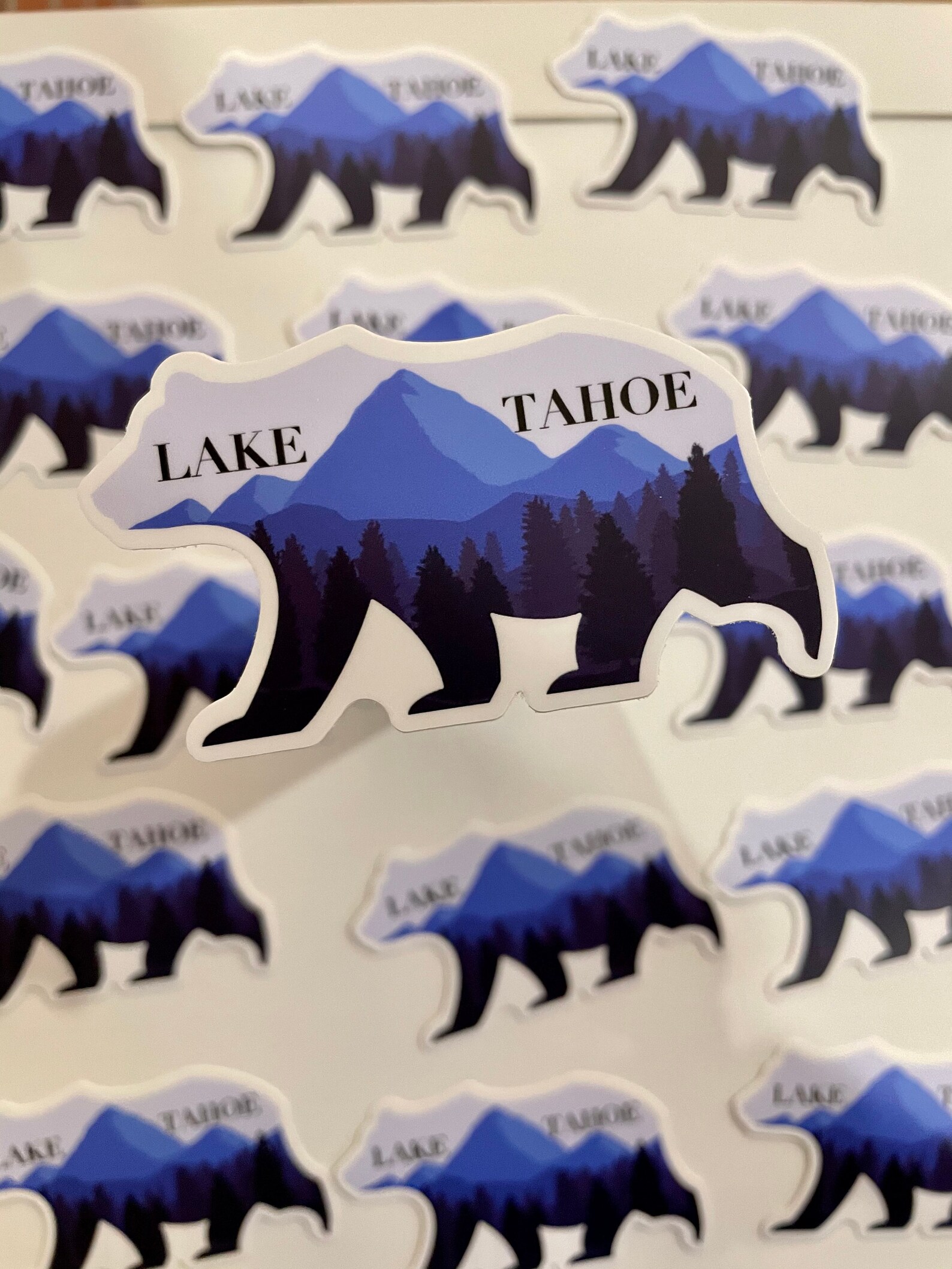 Lake Tahoe Bear Sticker Lake Tahoe Sticker Keep Tahoe Blue - Etsy UK