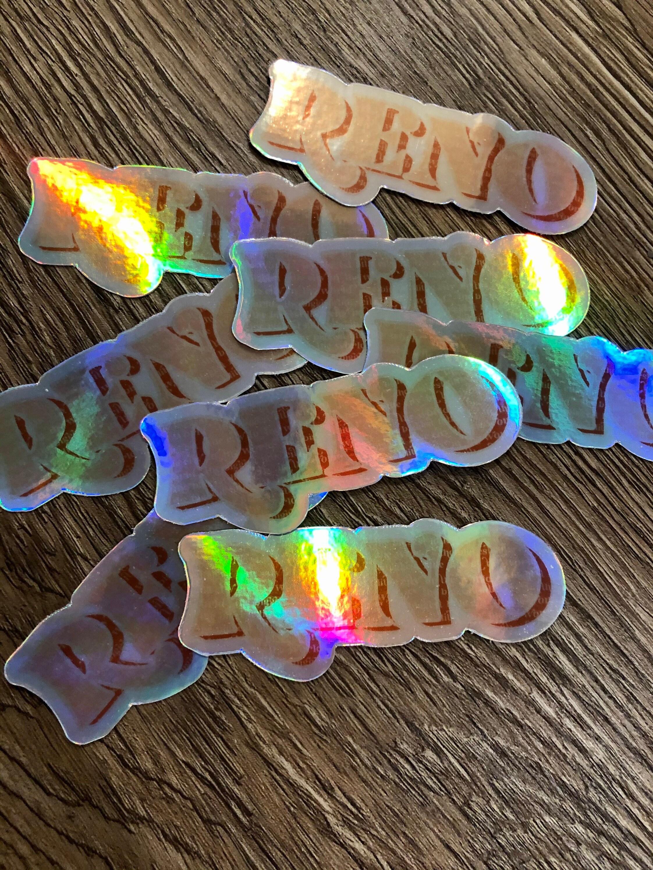 Reno Nevada Sticker Reno NV Nevada Sticker Holographic - Etsy UK