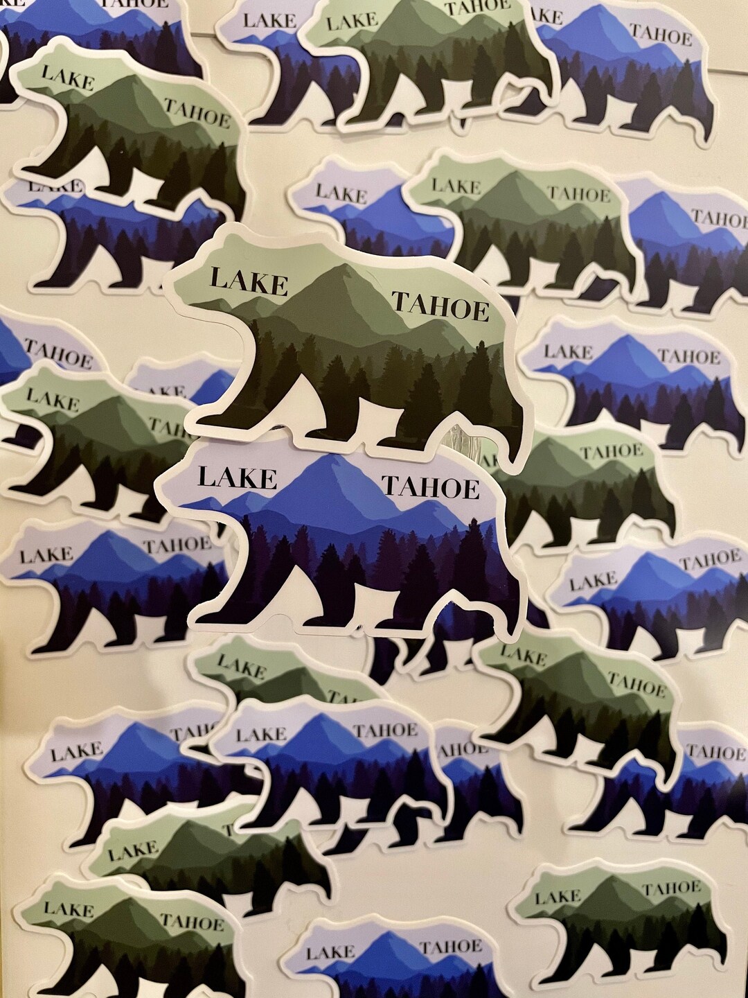 Lake Tahoe Bear Sticker - Lake Tahoe Sticker - Keep Tahoe Blue - Tahoe ...