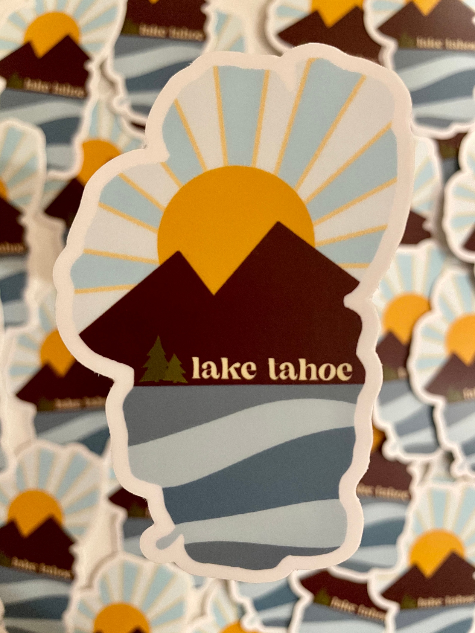 Lake Tahoe Sticker Vinyl Die Cut Sticker Tahoe Sticker - Etsy