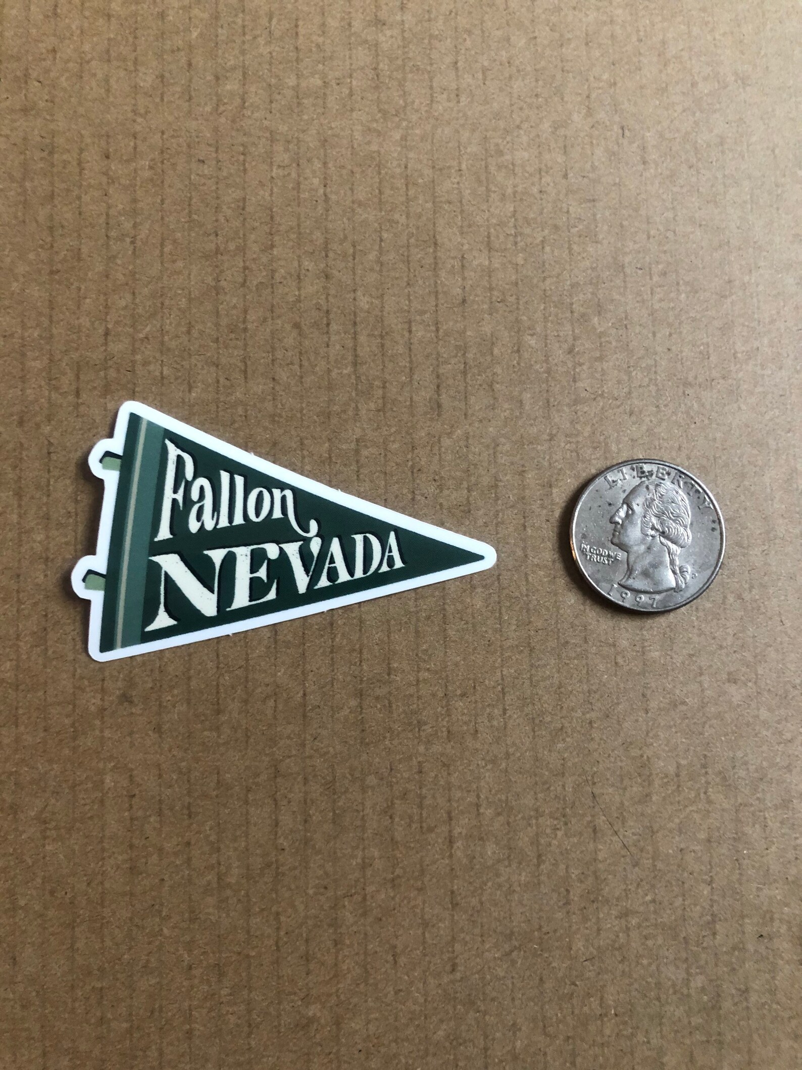 Fallon Nevada Sticker Pennant Sticker Greenwave Fallon | Etsy