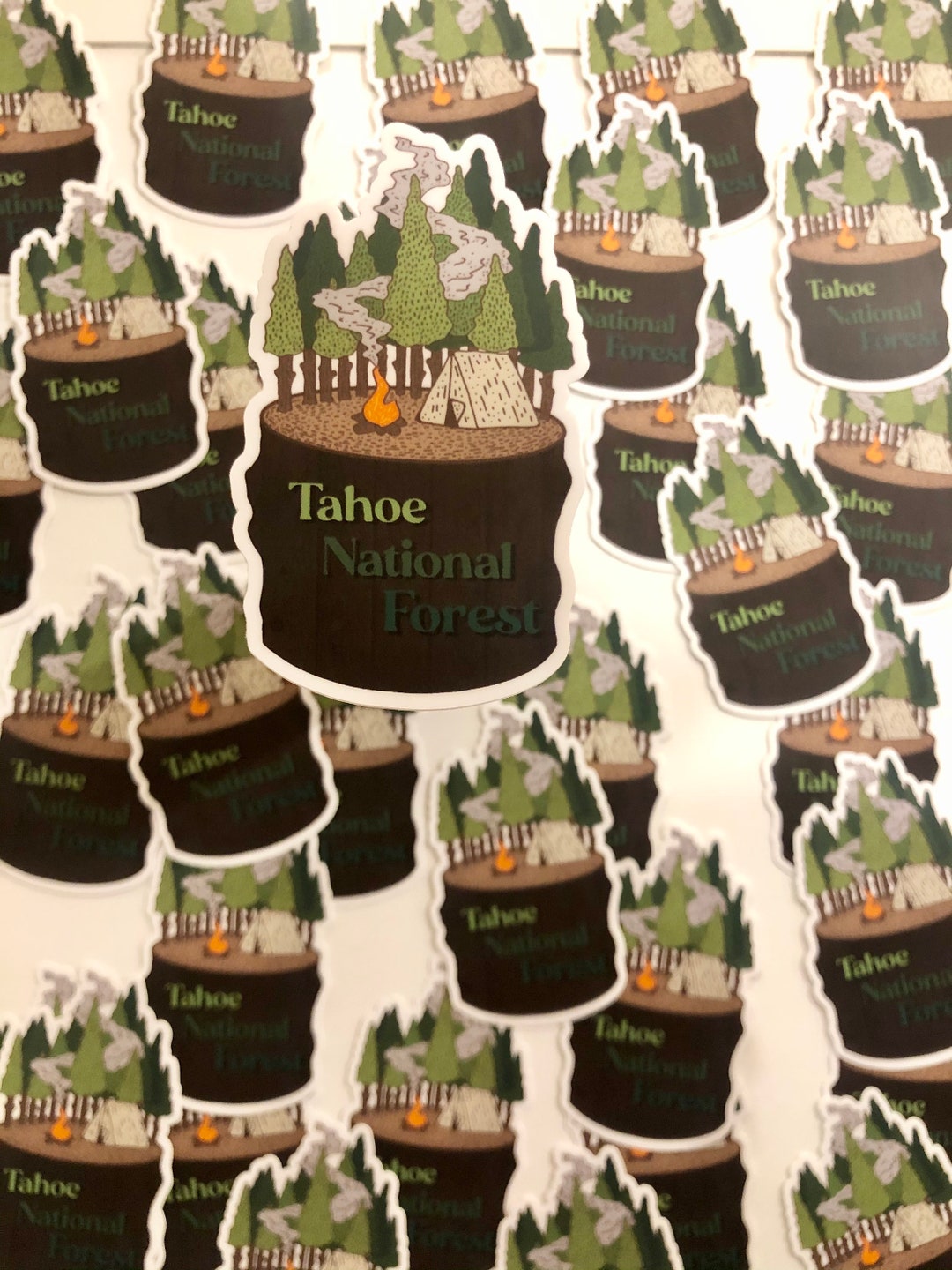 Tahoe National Forest Sticker - Tahoe Sticker - Explore Tahoe - Camp ...