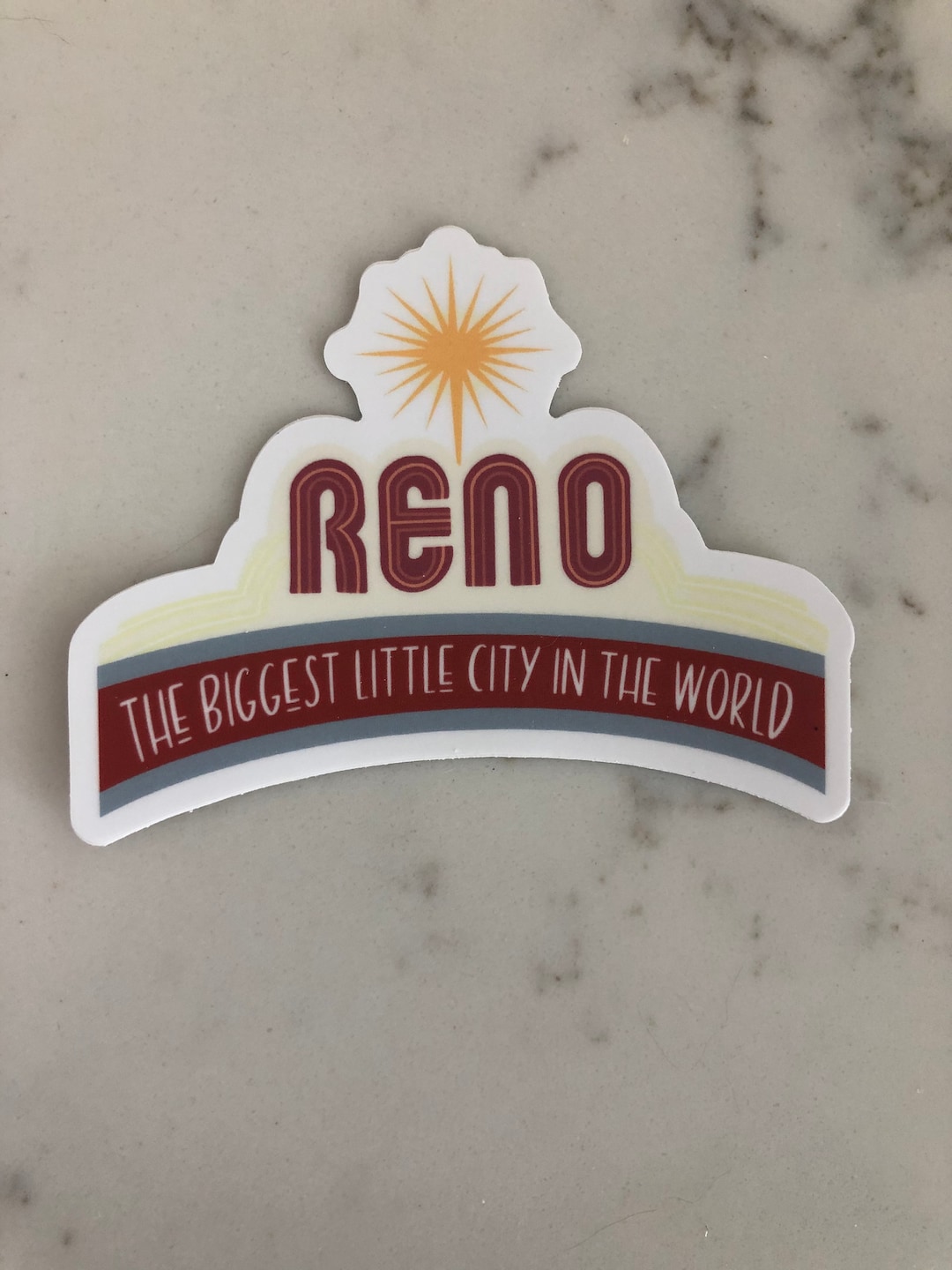 Reno Sticker - the Biggest Little City in the World - Reno Arch ...