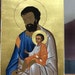 Hand Painted Byzantine Icon of Saint Joseph - Etsy