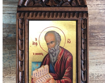 Handmade Byzantine Icon of Saint Demitrios on - Etsy