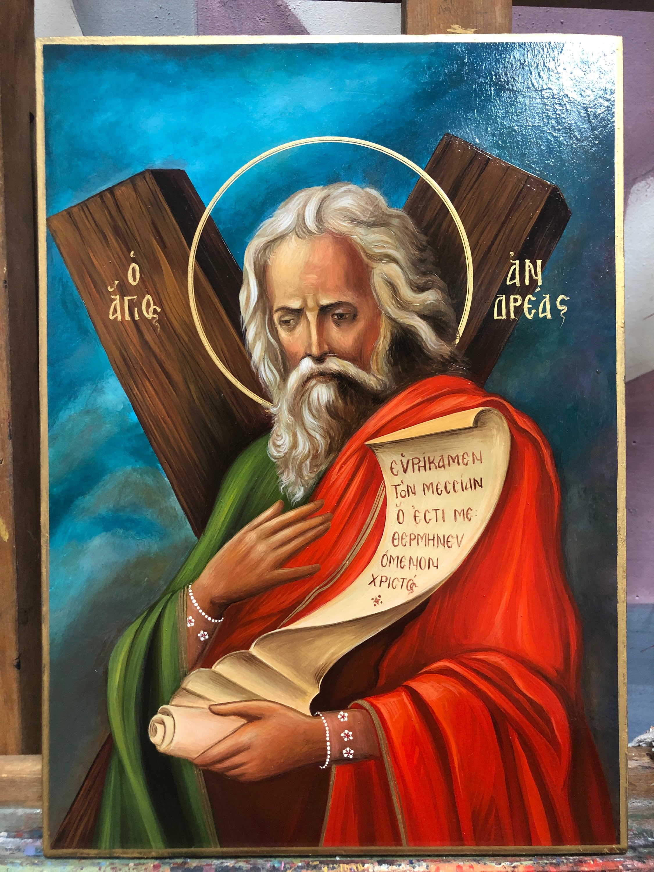 Saint Apostle Ardreas saint Andrew | Etsy