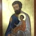 Hand Painted Byzantine Icon of Saint Joseph - Etsy