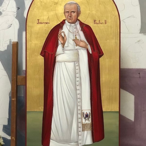 John Paul Ii Icon - Etsy