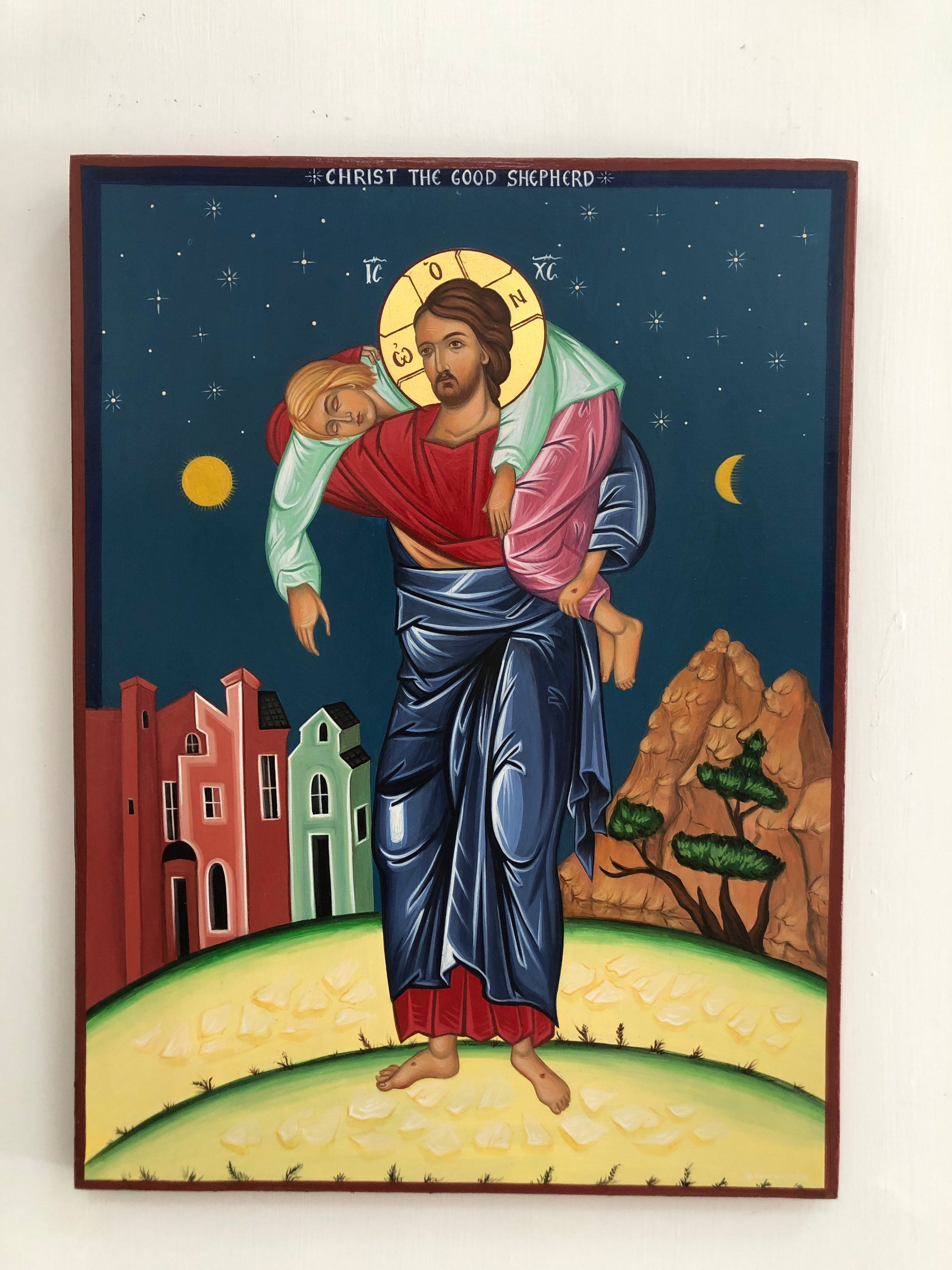 Orthodox Good Shepherd Icon