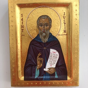 Saint Justin the Philosopher - Etsy