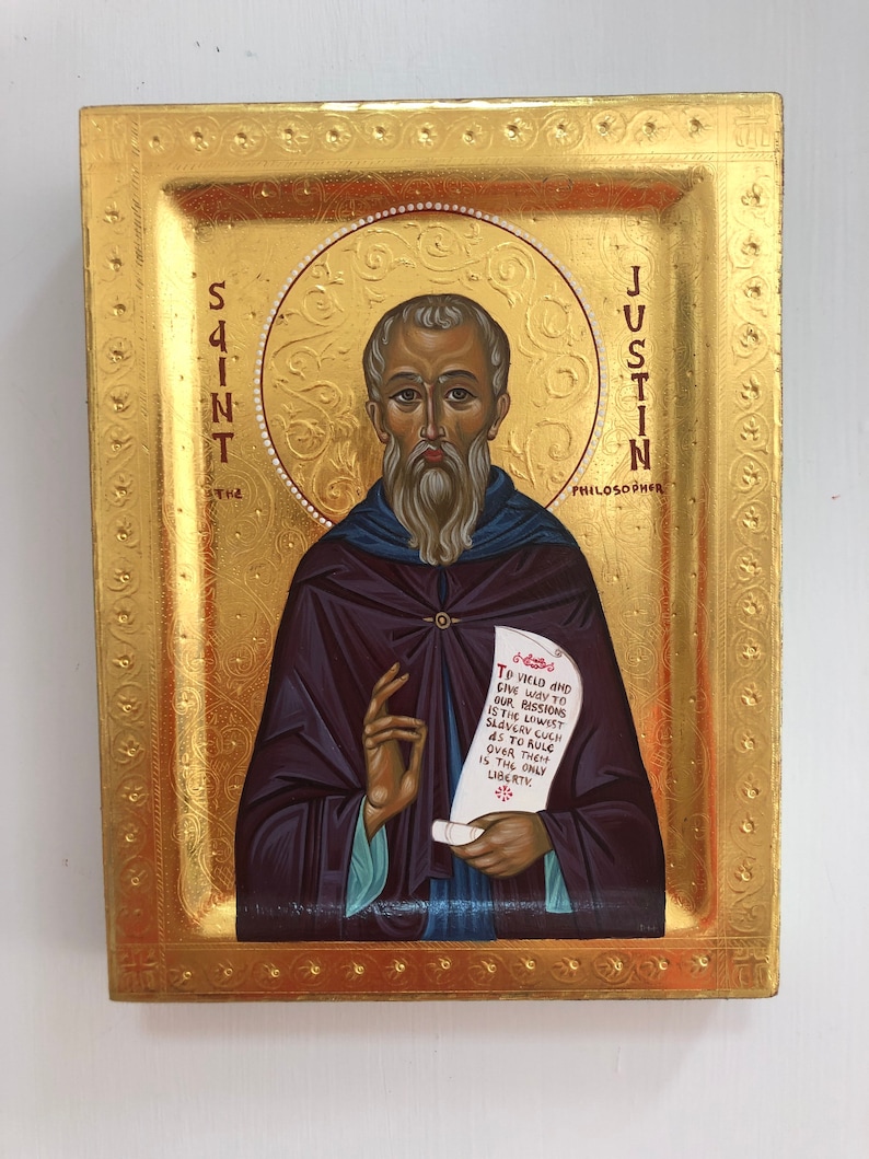 Saint Justin the Philosopher - Etsy