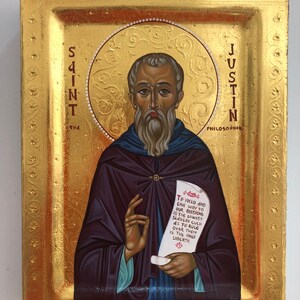 Saint Justin the Philosopher - Etsy